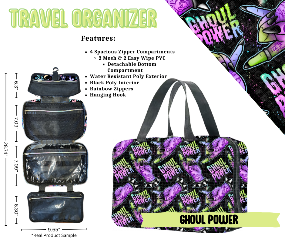 Ghoul Power Travel Organizer – Like A Duchess
